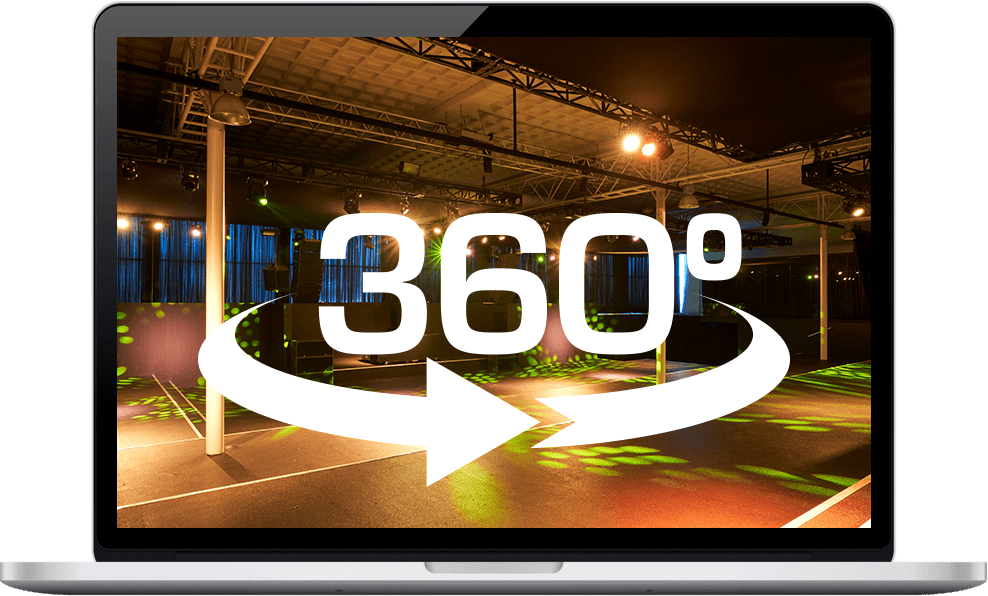 360° photography event locations and party rooms