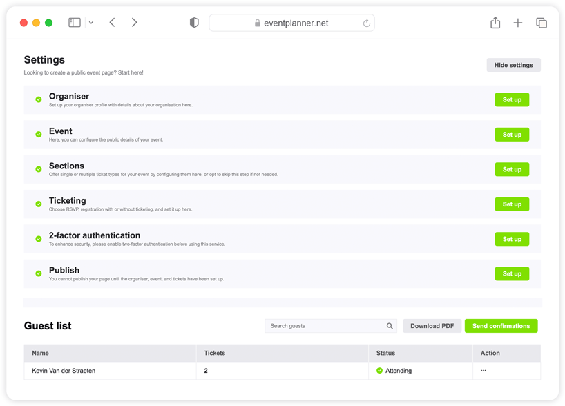 Event Planning Software | eventplanner.net